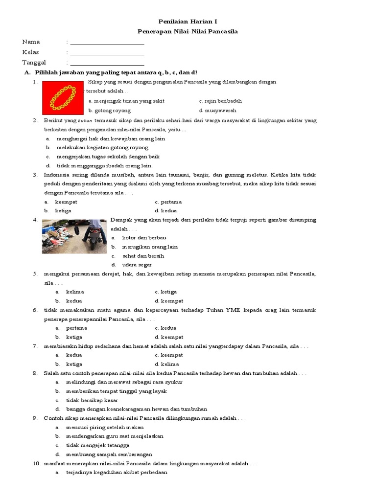 PH PKN 1 2 | PDF | Karier & Perkembangan | Sains & Matematika