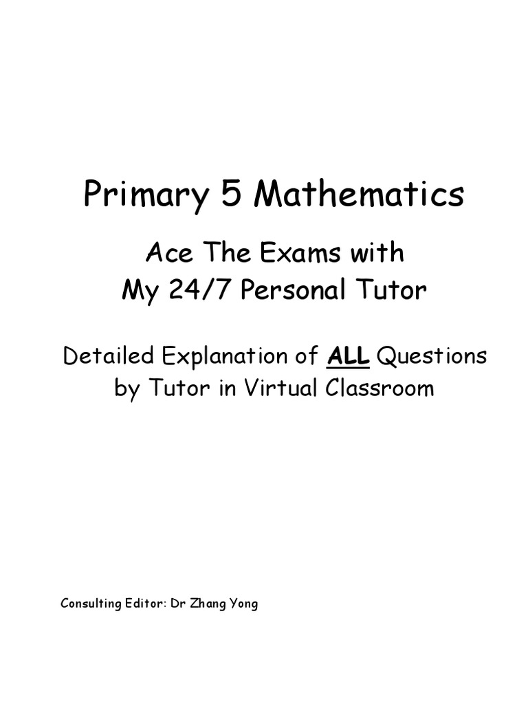 Primary 5 Mathematics (PDFDrive) | PDF | Multiple Choice | Numbers