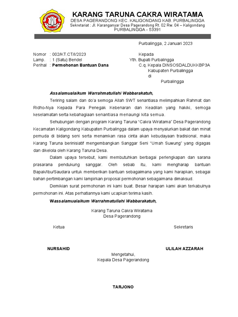 Proposal Kesenian | PDF