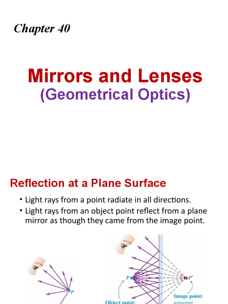 2 Mirrors and Lenses | PDF | Optics | Electromagnetic Radiation