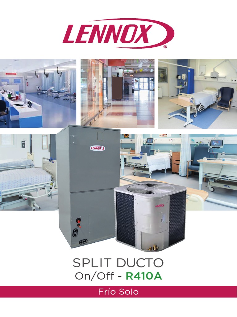 Split Ducto - Lennox Convencional-Monofasico-Trifasico | Descargar gratis PDF | Ingeniería ...