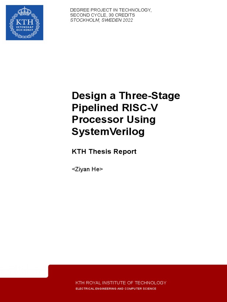 Riscv Design | PDF | Central Processing Unit | Computer Architecture
