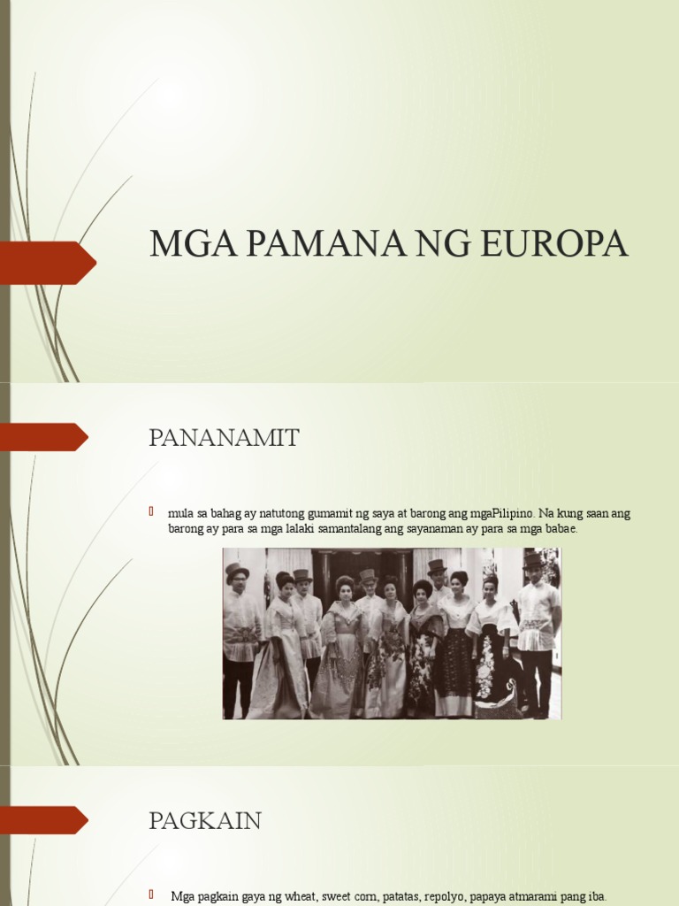Mga Pamana NG Europa | PDF