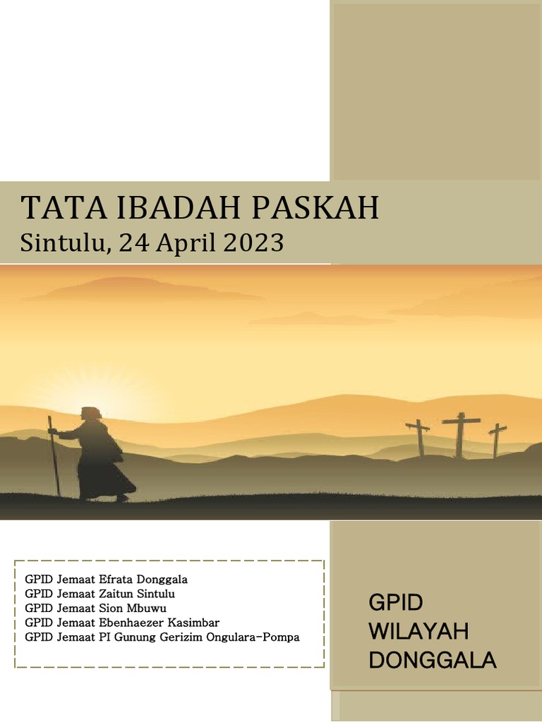 Tata Ibadah Paskah 2023 Revisi | PDF