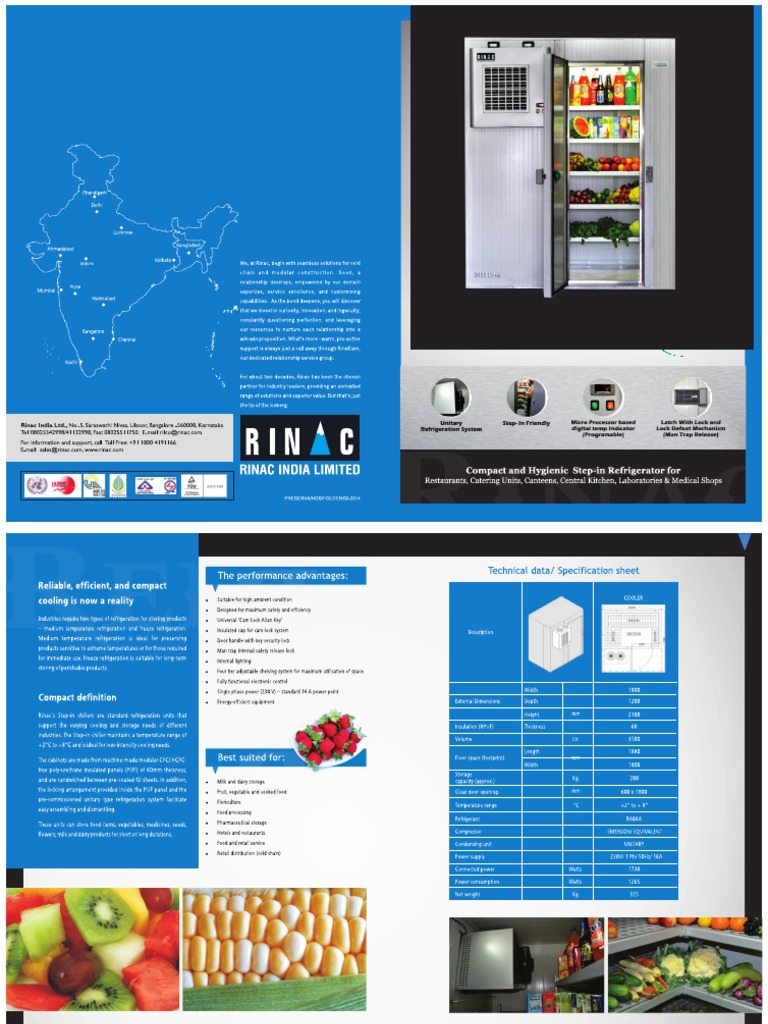 Rinac Preserva Refrigerator | PDF