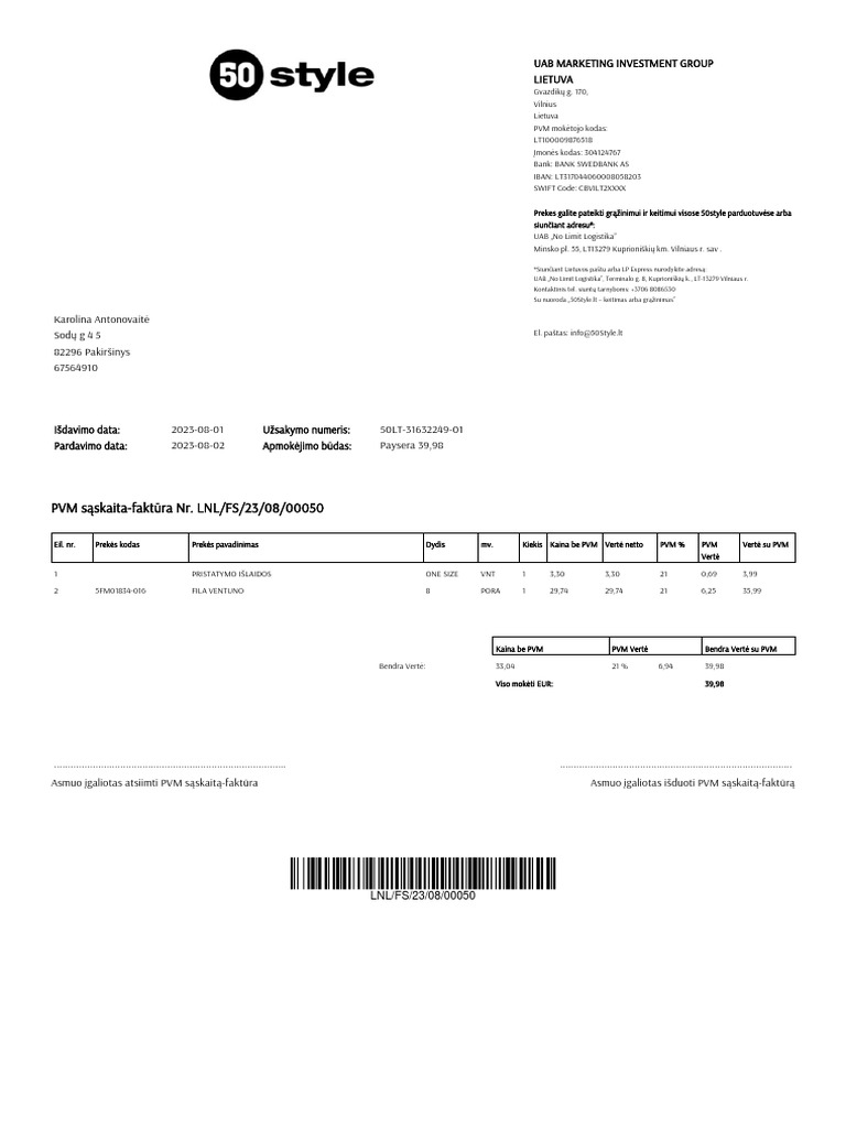 LNL FS 23 08 00050 | PDF