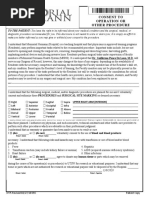 High Risk Consent Form | PDF | Informed Consent | Patient