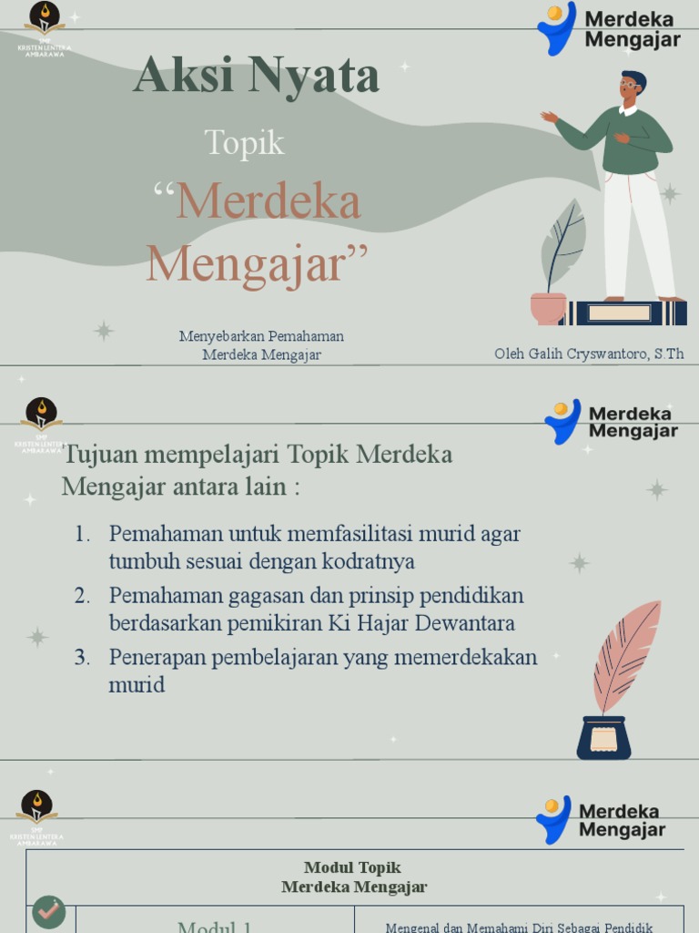 Merdeka Mengajar: Modul untuk Pendidik | PDF | Pengembangan Diri ...