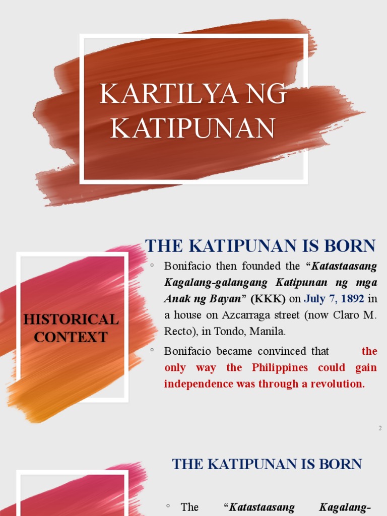 Chapter 2.2 KKK The Kartilya NG Katipunan | PDF | Philippines