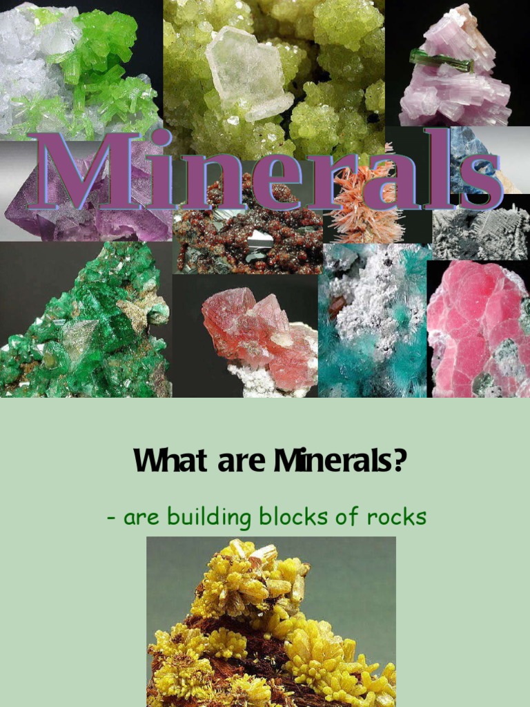 Minerals ESL | PDF | Minerals | Materials Science