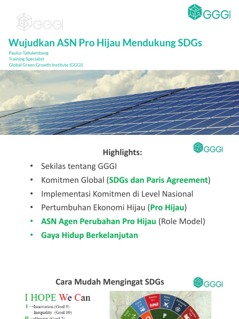 GGGI Indonesia Presentation - WAB Series 20 | PDF