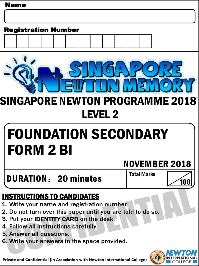 FORM 2 LESSON 2 Exam Student | PDF