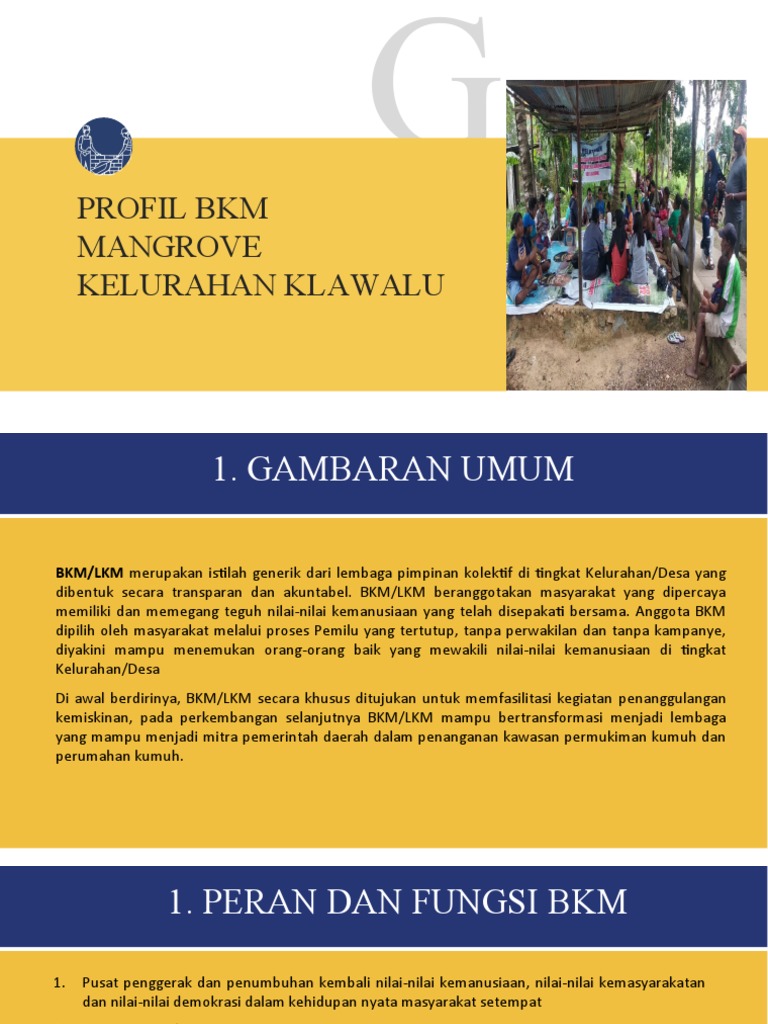 Profile BKM Kelurahan Klawalu | PDF