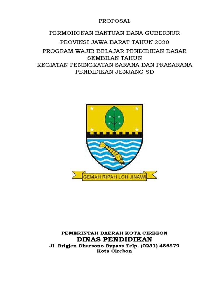 Peningkatan Sarana Dan Prasarana Pendidikan Jenjang SD | PDF