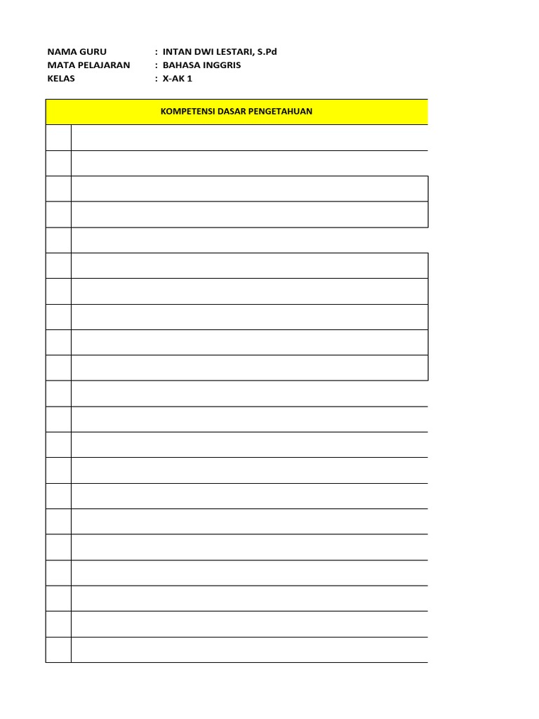 Form Nilai UTS BIG Genap 22-23 X-AK 1 | PDF