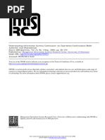 BHATTACHERJEE.A. 2001.understanding Information Systems Continuance - An Expectation ...