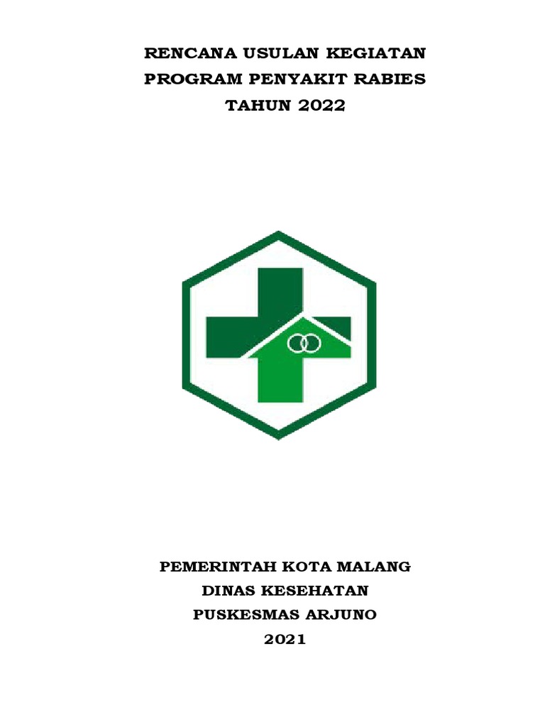 Rencana Kegiatan Pengendalian Rabies 2022 | PDF