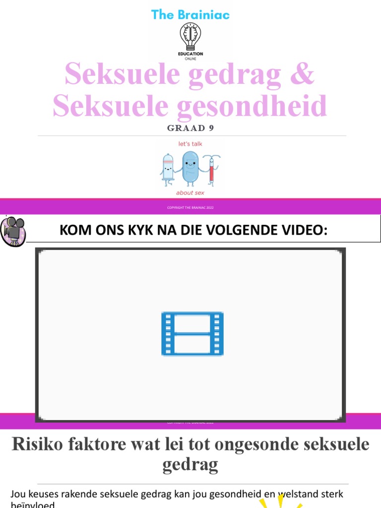 GR 9 LO Kwartaal 1 (Seksuele Gedrag & Seksuele Gesondheid) | PDF