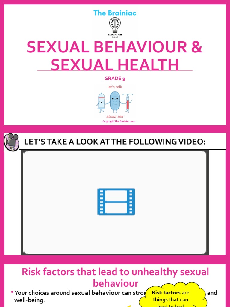 Gr 9 Lo Term 1 Sexual Behaviour And Sexual Health Pdf Sexually Transmitted Infection 