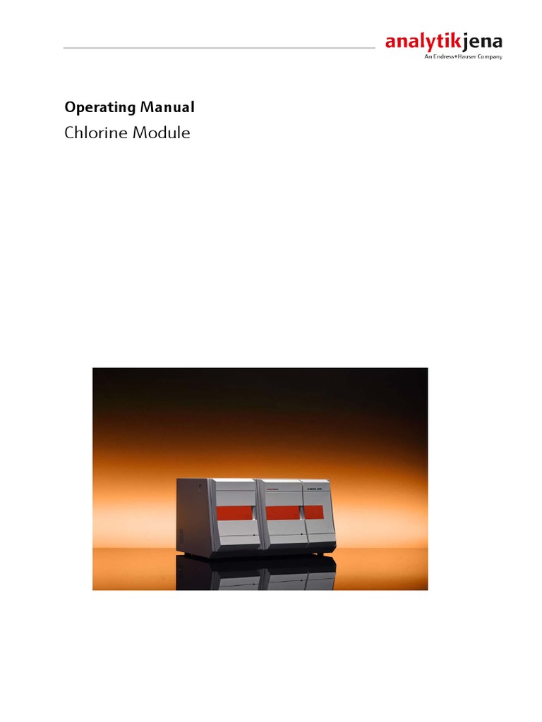 Manual CL Module en | PDF | Water | Sulfuric Acid