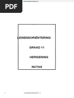 Graad 9 Lewensorientering Vraestel Afrikaans | PDF