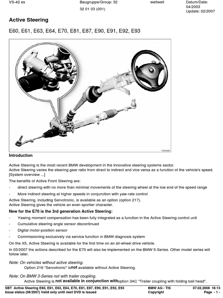 Active Steering | PDF | Steering | Manual Transmission