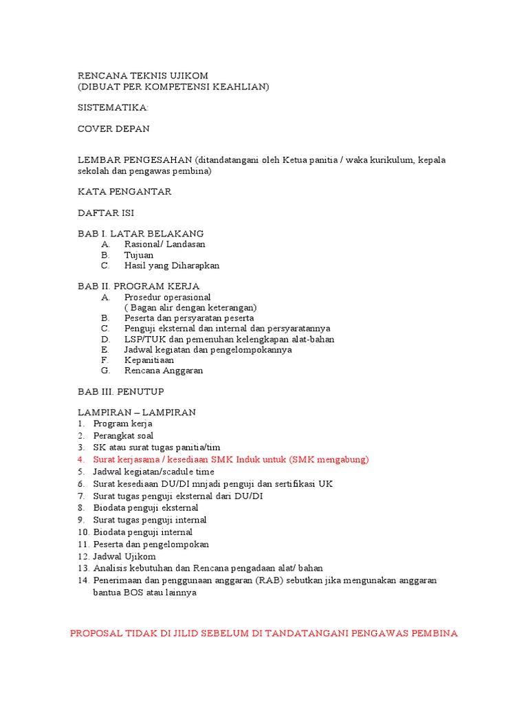 Program Kerja Ukk 16-17 | PDF