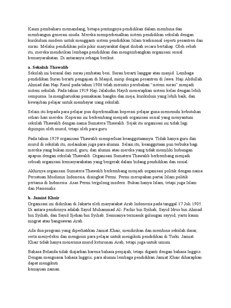 Gerakan Pembaruan Islam - Kel 7 | PDF