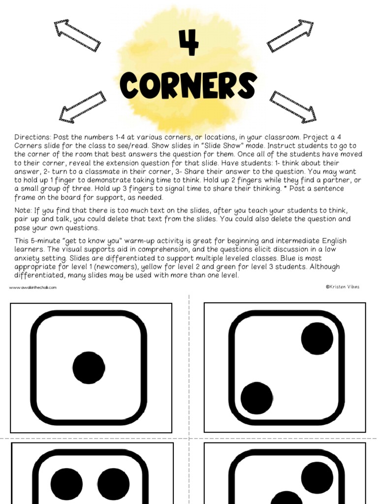 Four Corners Instructions Dice TOU | PDF | Intellectual Property Law ...