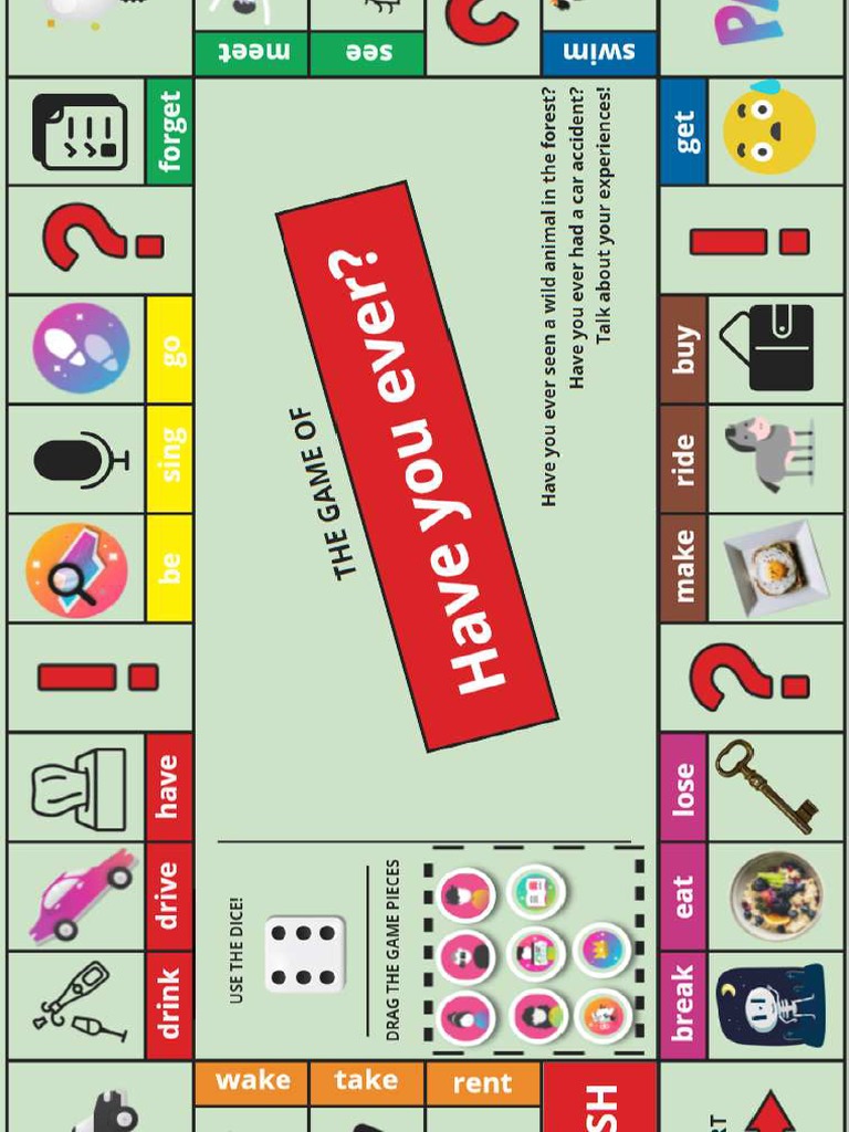 Have You Ever Game Board | PDF