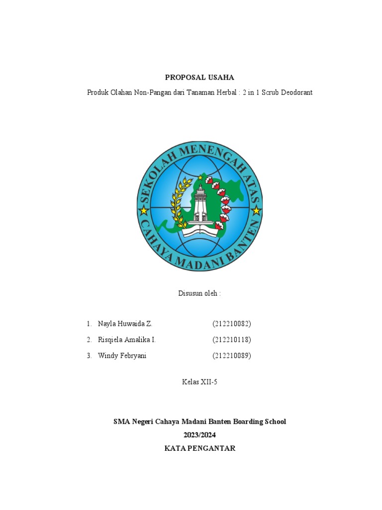 Proposal Prakarya | PDF
