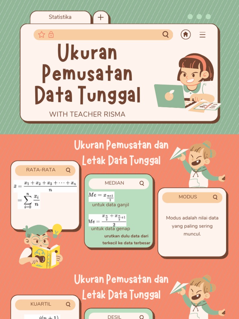 Ukuran Pemusatan Data Tunggal | PDF