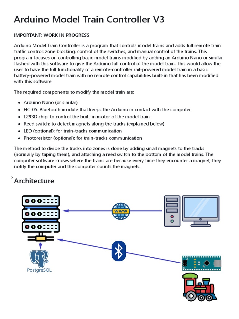Arduino Model Train Controller | PDF | Arduino | World Wide Web