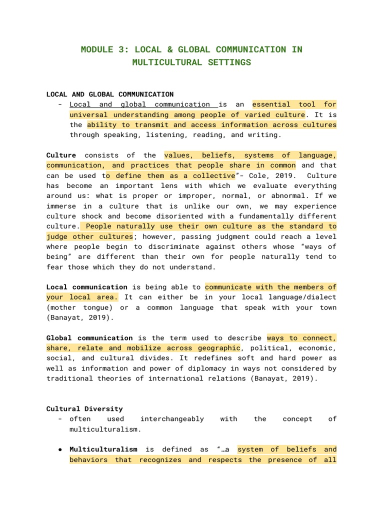 Purposive Communication Notes | PDF