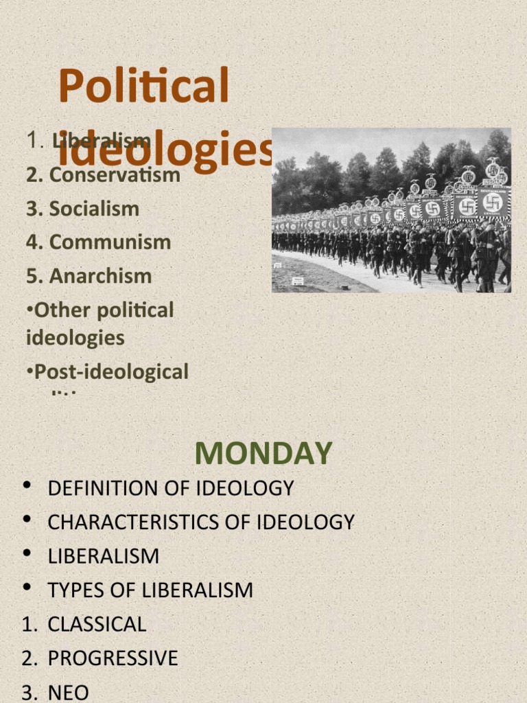 Politicalideologies 170417040551 | PDF | Socialism | Liberalism
