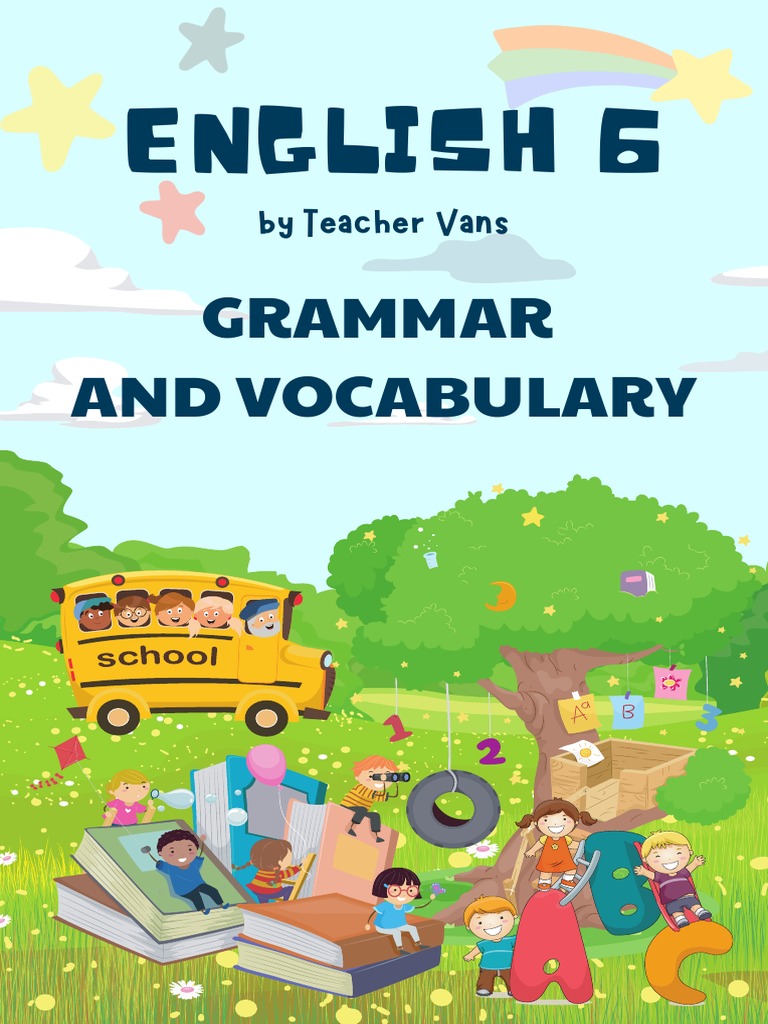 English 6 Grammar and Vocab | PDF