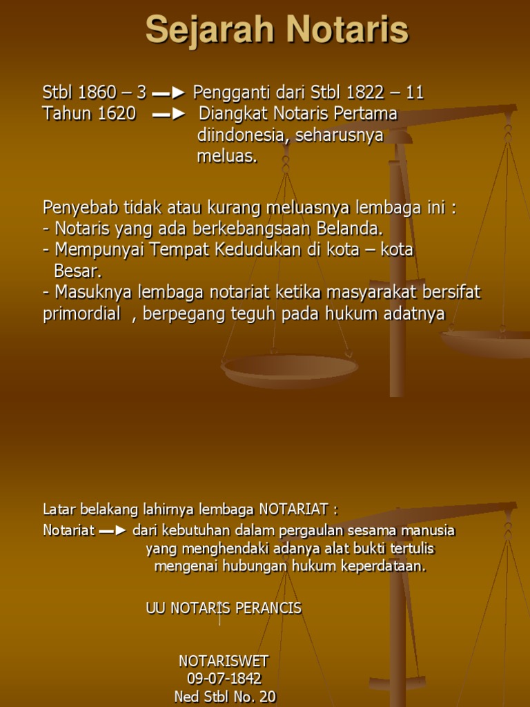 Sejarah Notaris PDF | PDF | Sejarah