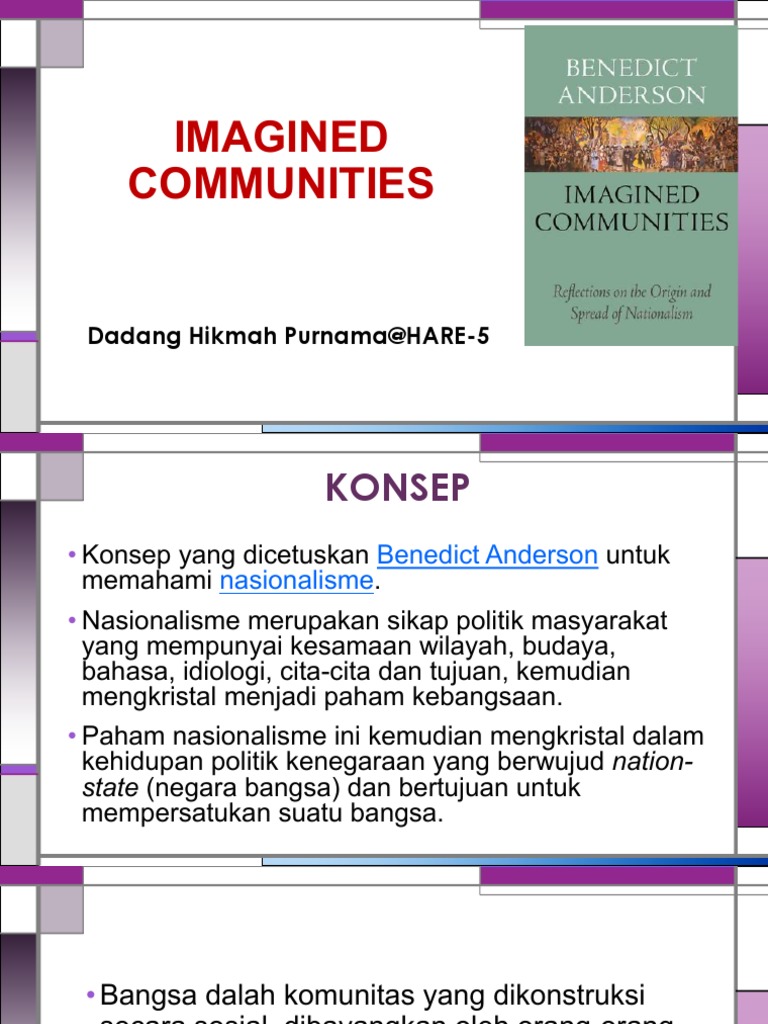 Pertemuan 6 Imagined Communities | PDF