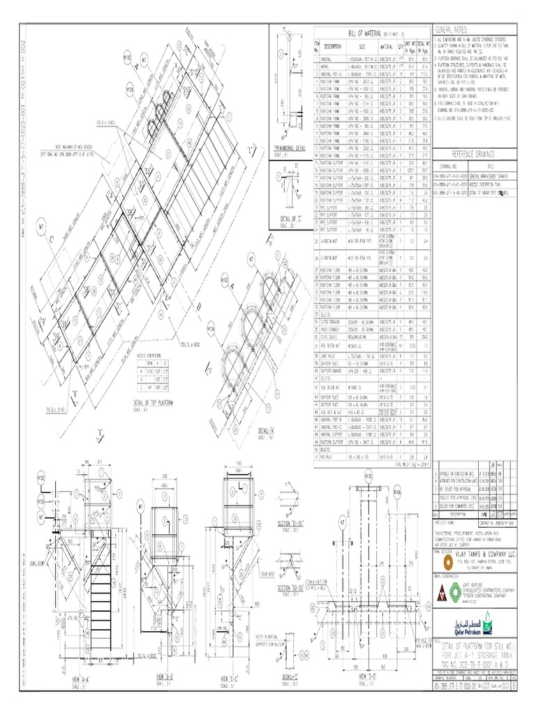 Platform Drawing of Tank Jet | PDF