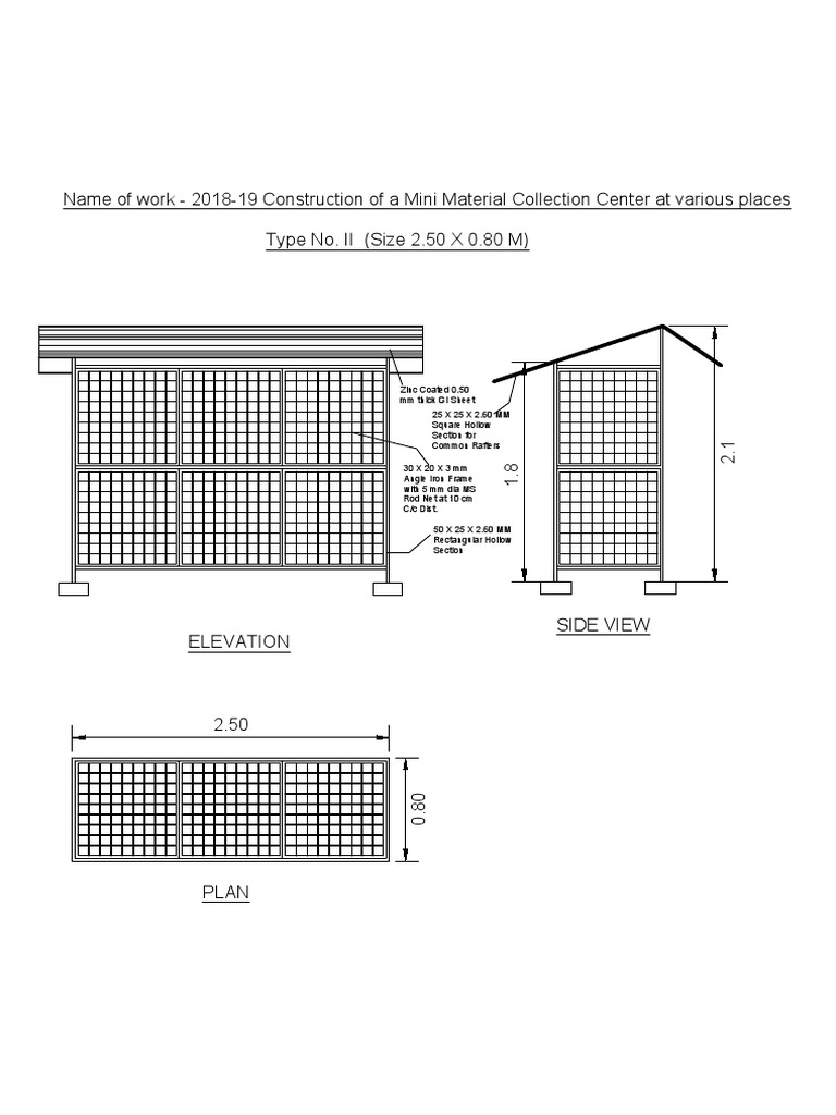 Mini MCF Construction Details 2018-19 | PDF