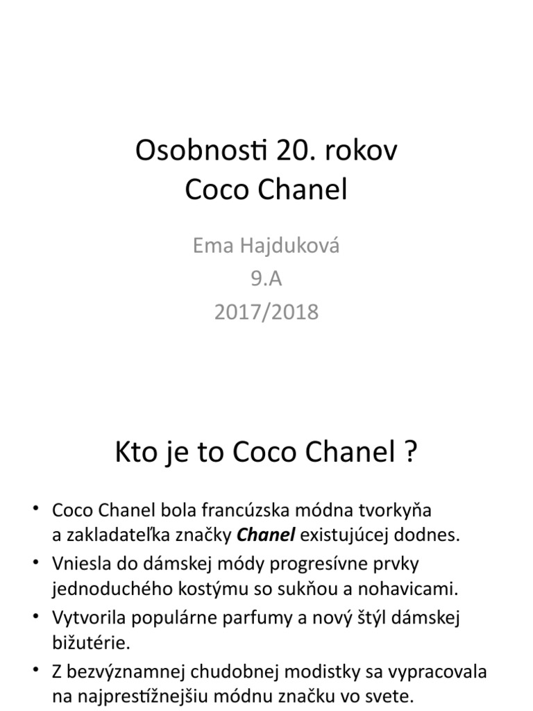 Coco Chanel | PDF
