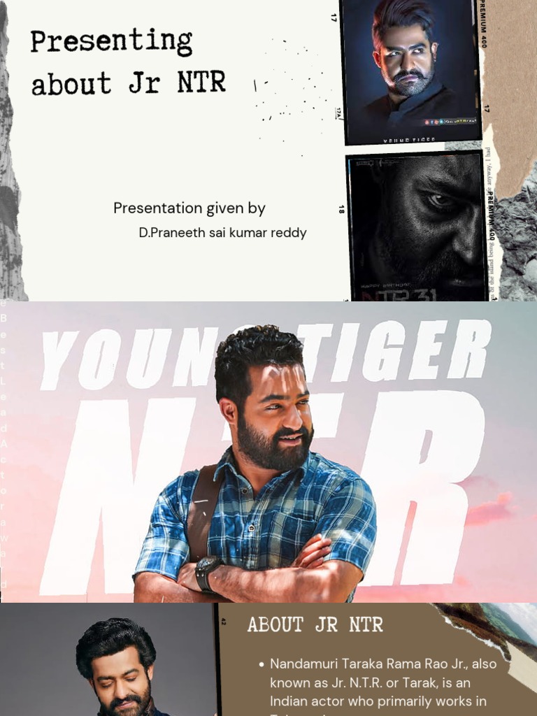 Presenting About JR NTR | PDF