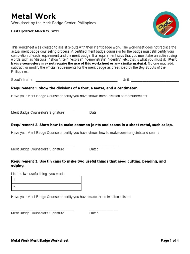 Ws Metalwork | PDF | Metalworking | Metals