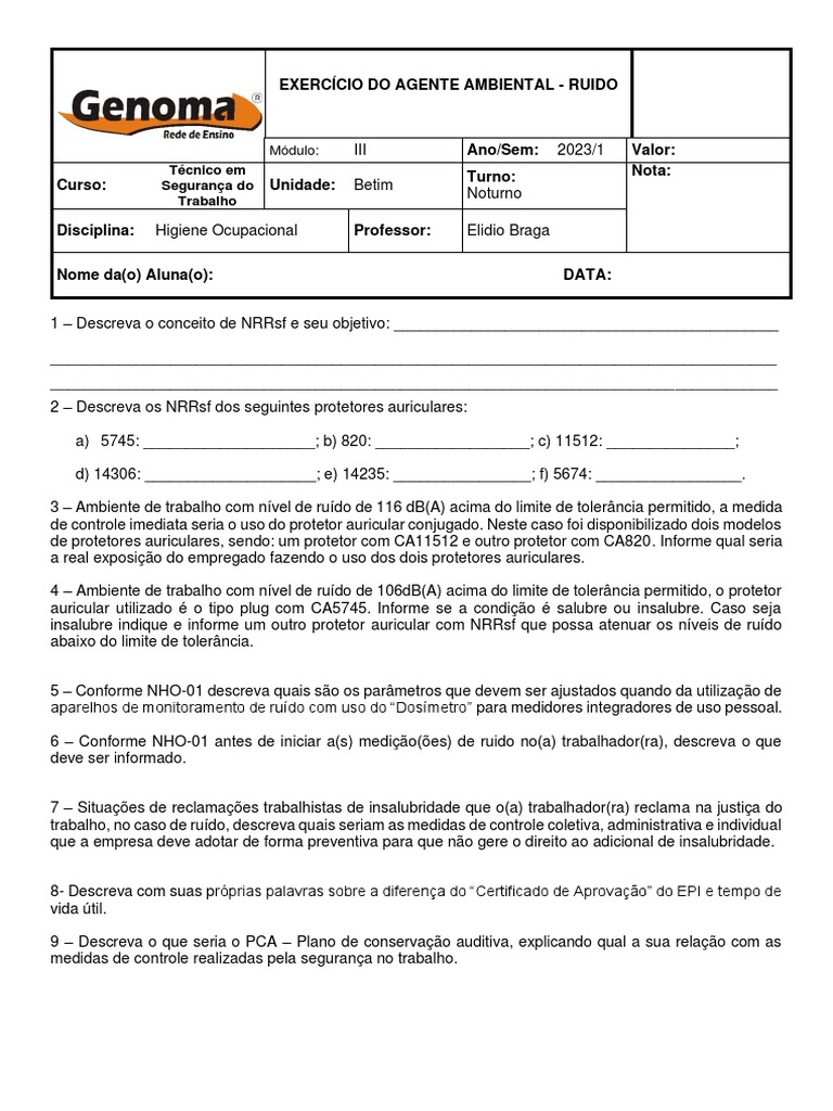 Conceito e Cálculo do NRRsf | PDF | Computadores | Tecnologia e Engenharia