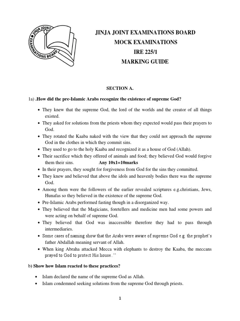 IRE 1 Guide | PDF | Muhammad | Ali