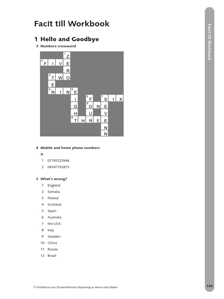 Workbook Facit Ebok | PDF | French Fries | Food And Drink