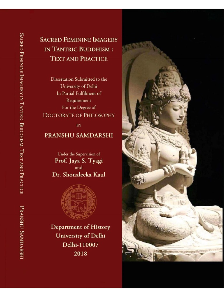 Sacred Feminine Imagery in Tantric Buddh | PDF | Tibetan Buddhism ...