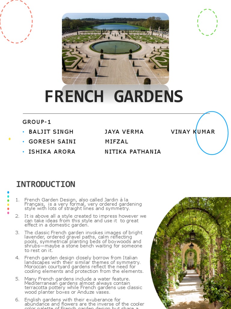 French Garden Landscape | PDF | Gardens | Horticulture