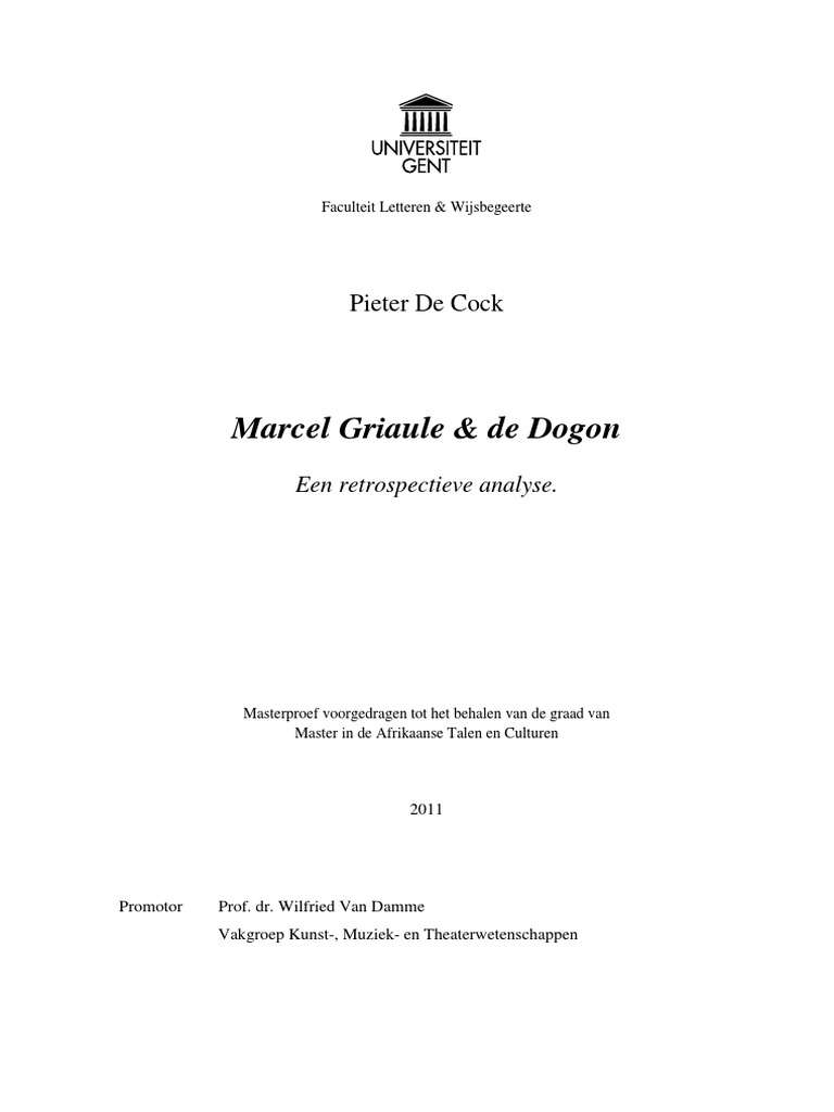 Griaule Dogon | PDF