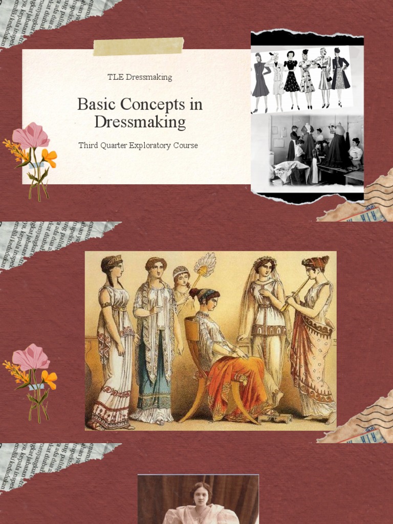 TLE 7 Dressmaking Week 1 | PDF | Clothing | Sewing